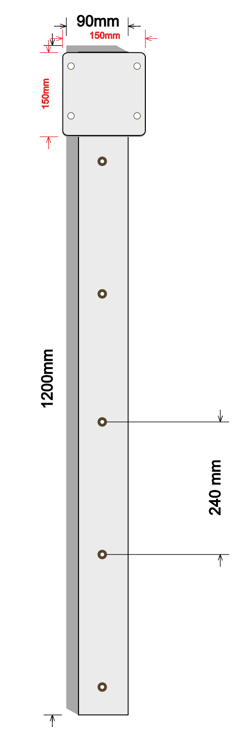 Steel Brackets - London UK - Awning Depot